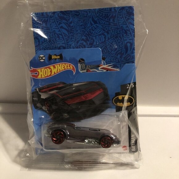 Hot Wheels | Toys | Hot Wheels The Batman Batmobile Chrome W Red ...